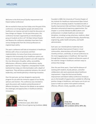 QuIPS Conference Programme | PDF