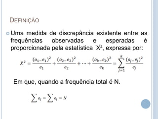 Teste do Qui quadrado | PPTX