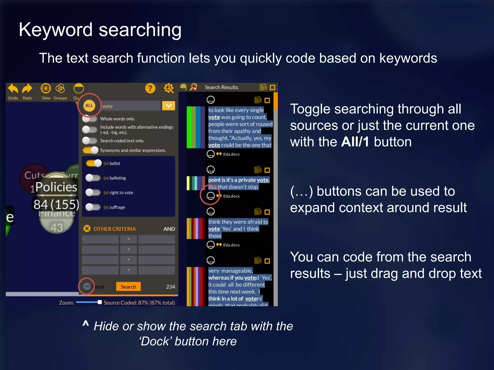 How to do qualitative analysis with Quirkos 2 | PPT
