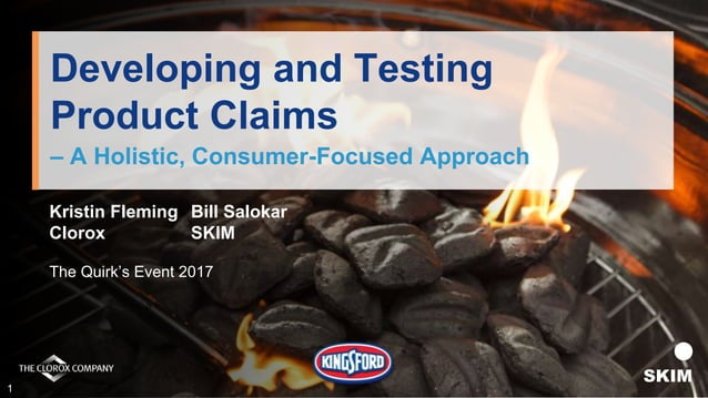 Developing and Testing Product Claims | PPT