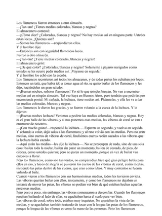 Las medias de los flamencos | PDF