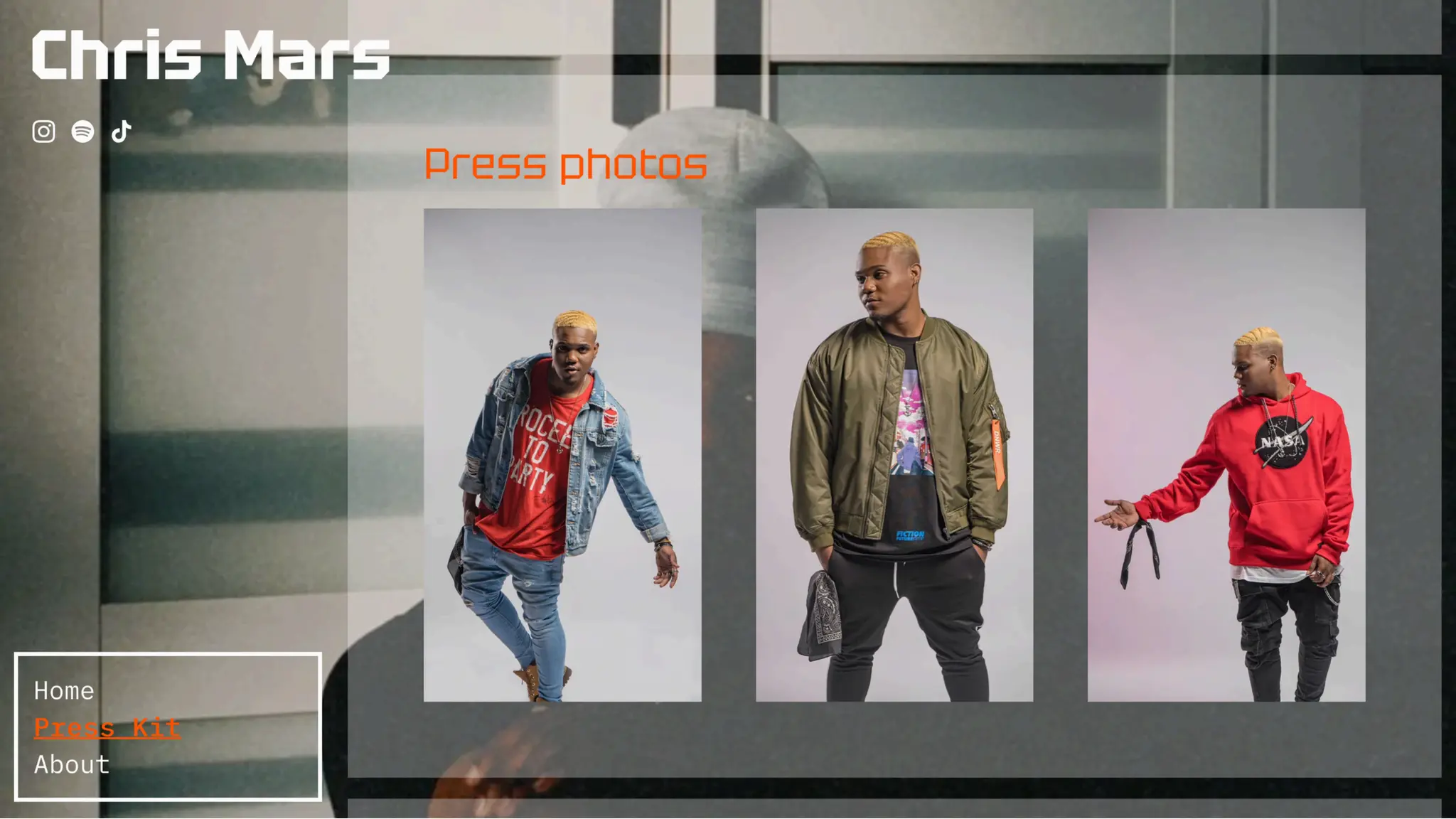 Chris Mars | Electronic Press Kit | PP5 | PDF