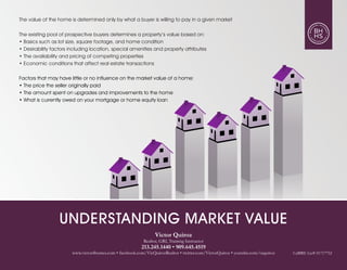 Real Estate Value Proposition by Victor Quiroz, | PDF