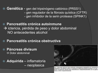 PANCREATITIS CRÓNICA | PPTX