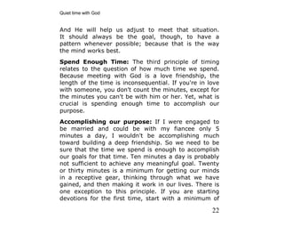 Quite Time With God | PDF