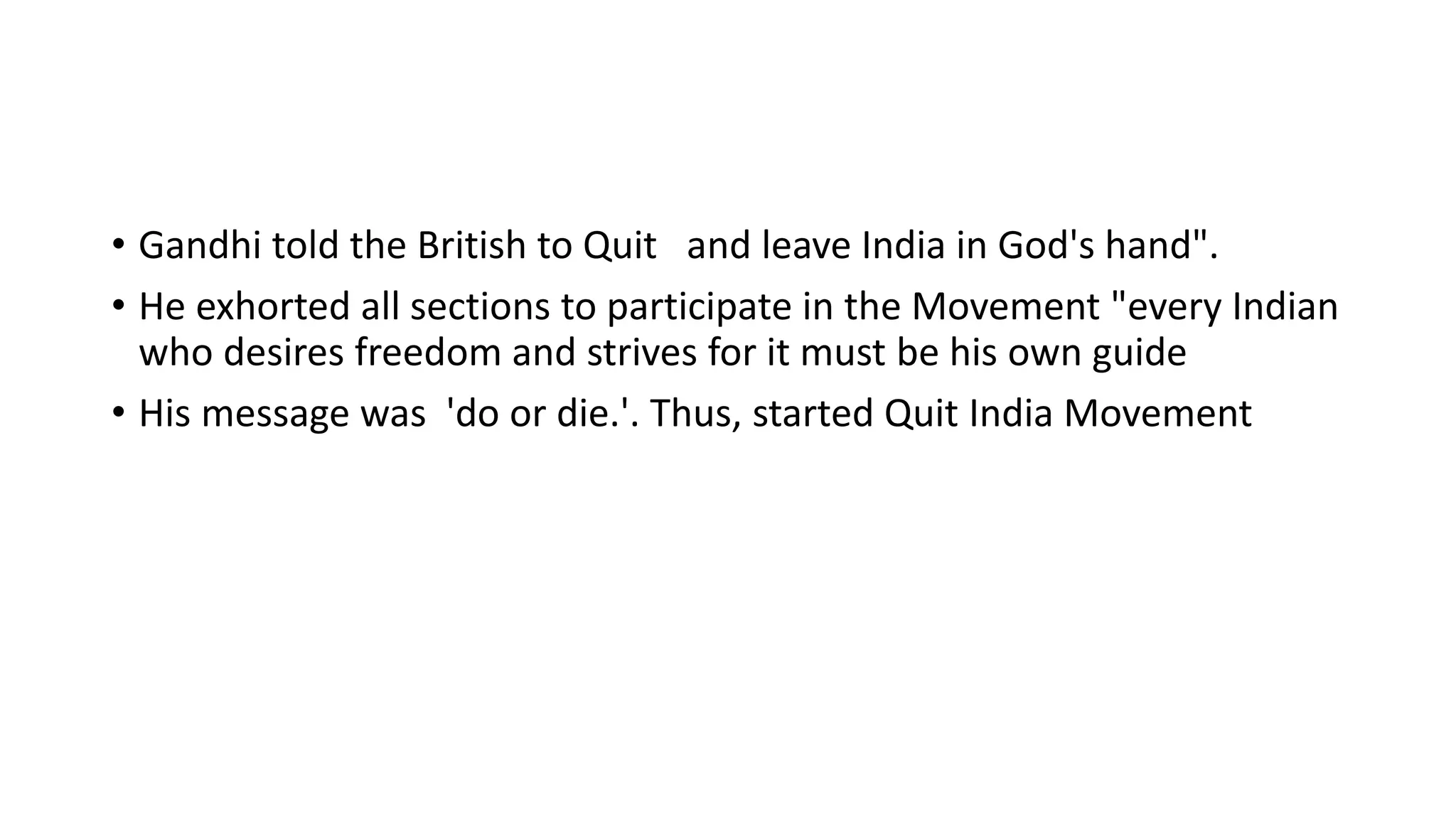 Quit india movement | PPTX