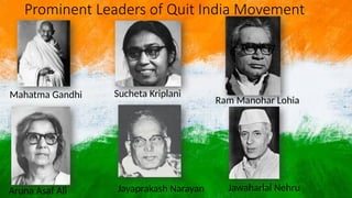 Quit India Movement.pptx. | PPTX