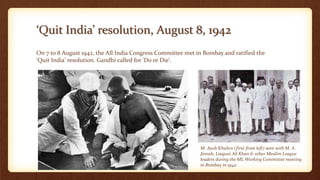 Quit India Movement-1942 | PPTX