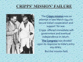 Quitindiamovement1942 140330094729-phpapp02 | PPTX