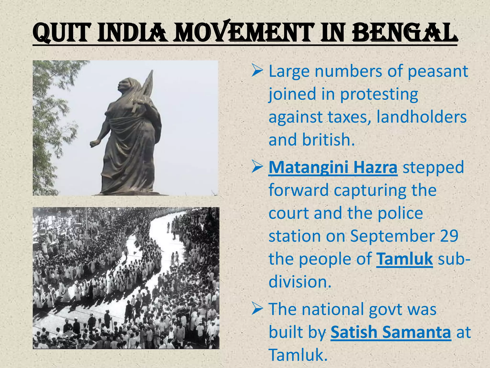 Quit india movement,1942 | PPTX