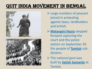Quit india movement,1942 | PPTX