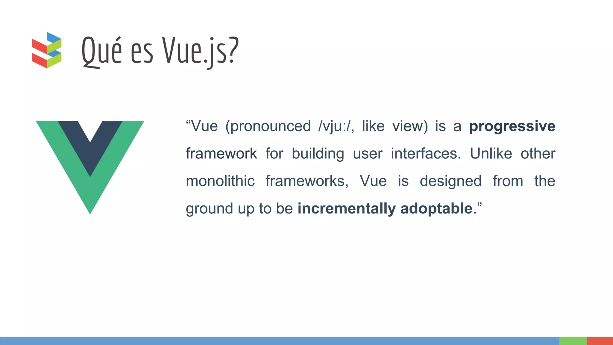 Vue.js: Adaptando un enfoque funcional | PDF