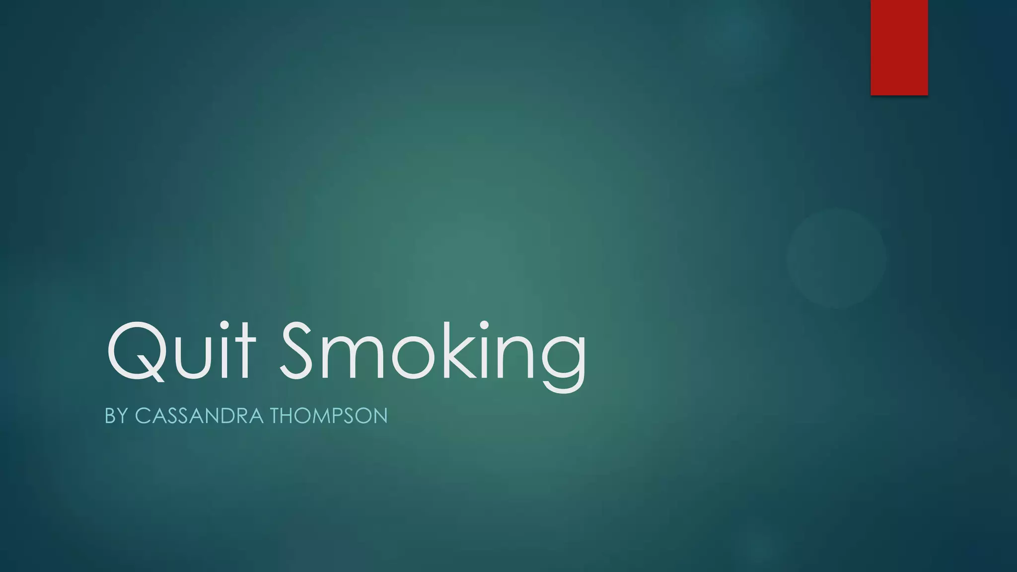 Quit smoking | PPTX