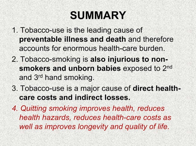 QUIT SMOKING, WHY.pptx | Illegal Drugs, Tobacco, eCigarettes, Vaping ...