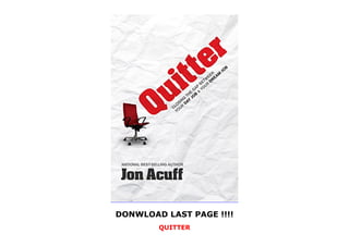 QUITTER | PDF