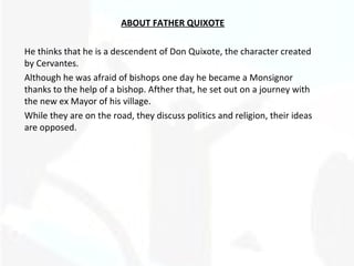 Quixote | PPT | Fiction | Books and Literature