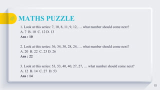 Mathsquiz -1.pptx | Puzzle Video Games | Video Game Genres