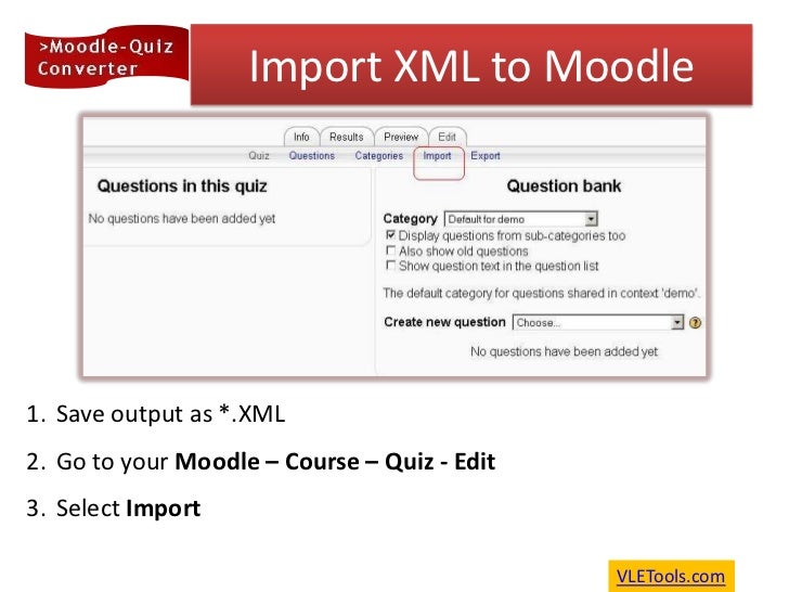 How to create quiz in Moodle