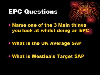 Quiz on energy advice, EPC, and switching tariff info | PPT