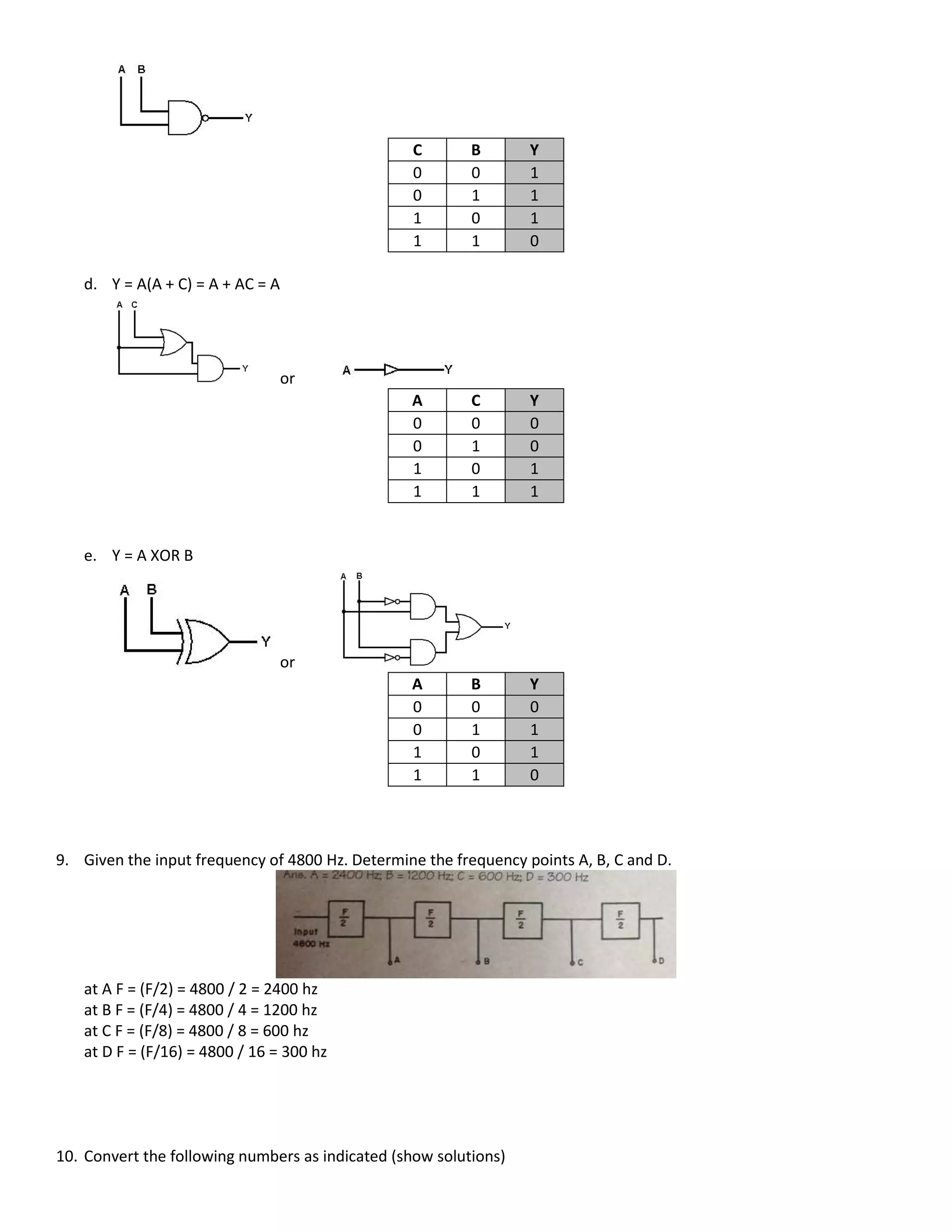 Boolean Algebra Exercises Pdf 