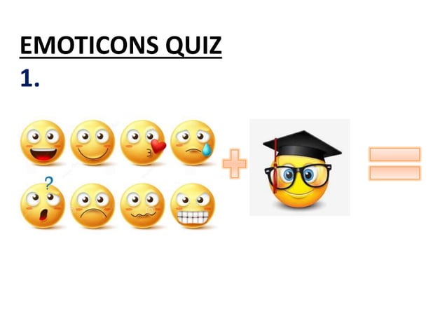 Team building and Emoticons Quiz | PPT