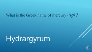 Chemistry Quiz | PPT