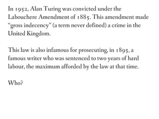 Alan Turing Quiz | PDF