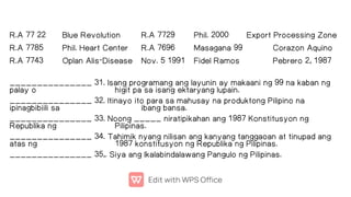 Quizzes of Grade 6 pupils for their first quarter | PDF