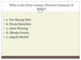 Quiz International Business - For UGC Net | PPTX