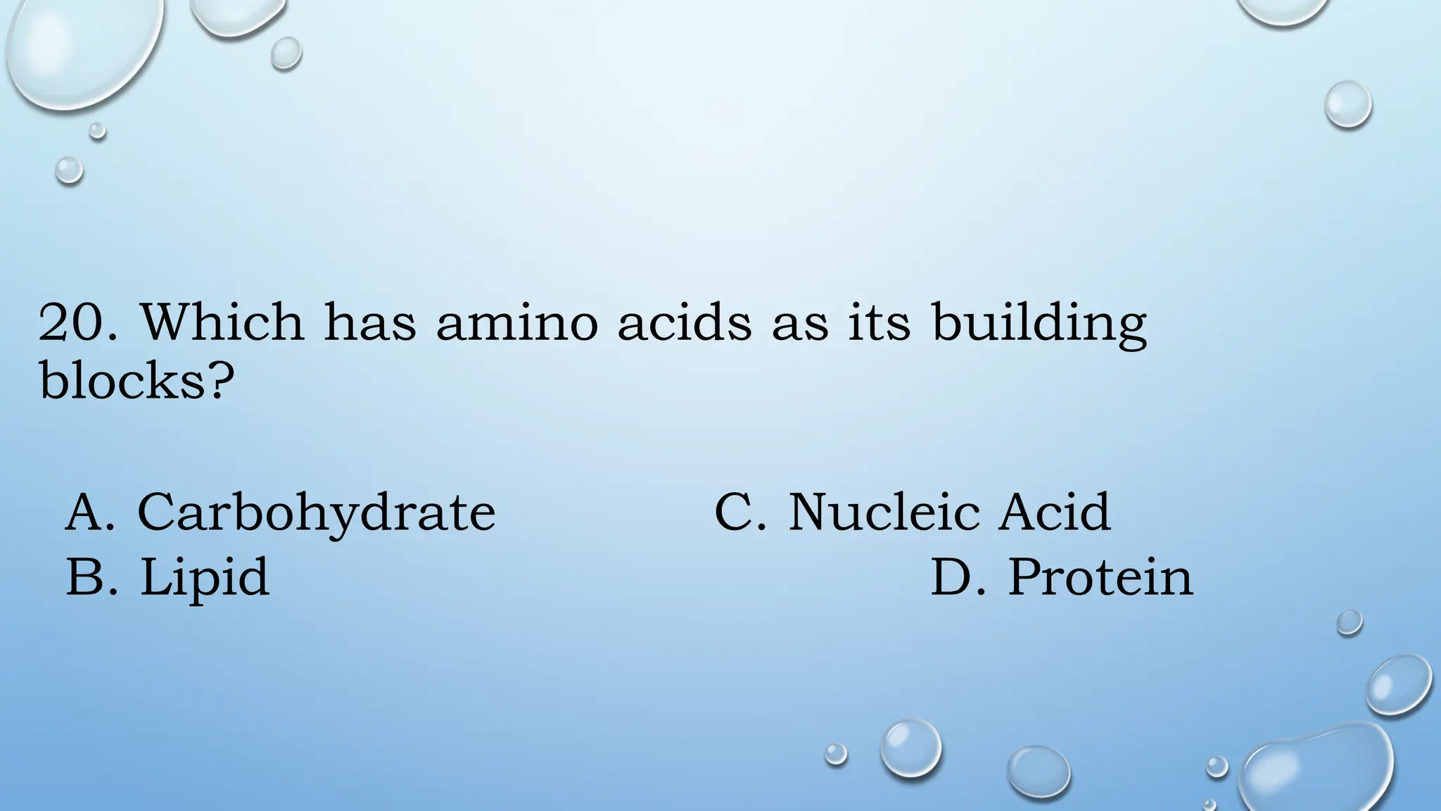 quiz - macromolecules of grade 11 senior high school | PPTX