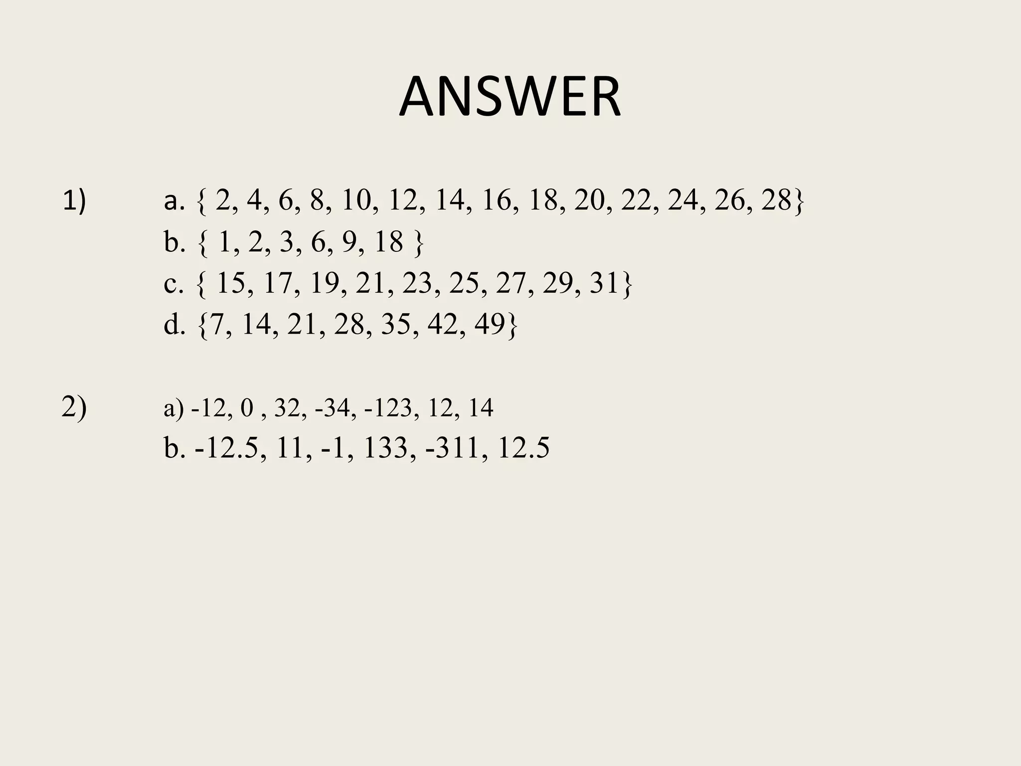 Quiz numbers | PPT