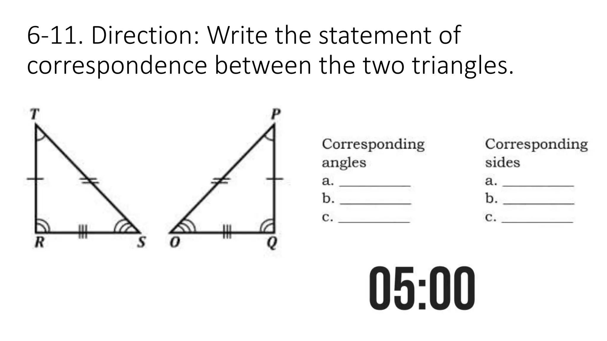 QUIZ-triangle congruence.pptx grade 8-Q3 | PPTX