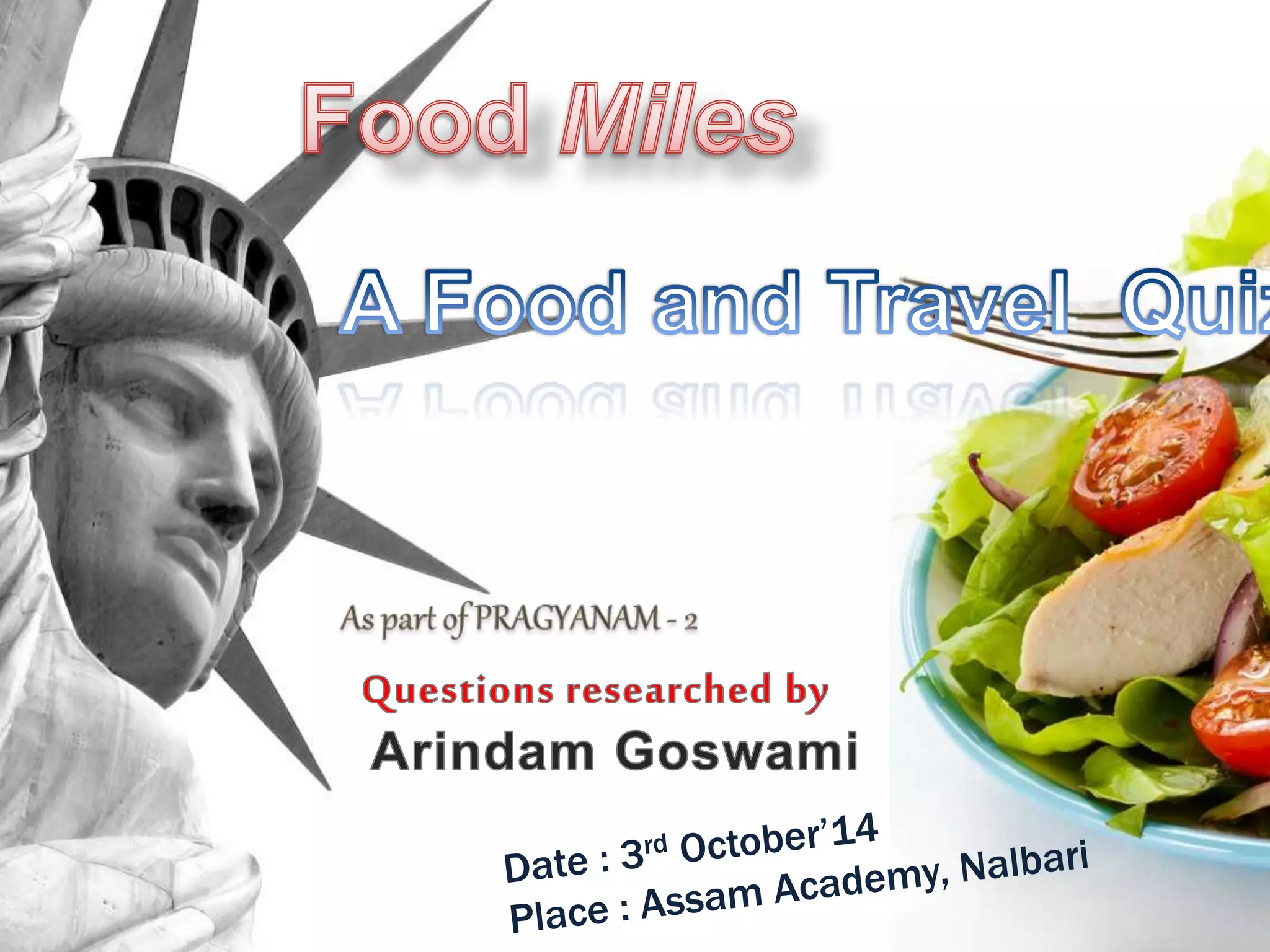Food MIles | PPT