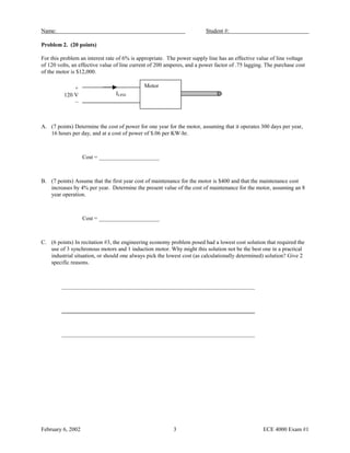 Quiz 1 Engineering Economy | PDF | Educational Assessment | Education