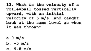 Quiz #1projectilemotionphysicsgrade9.pptx