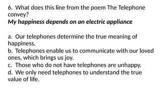 QUIZ on the poem The Telephone English 9.pptx