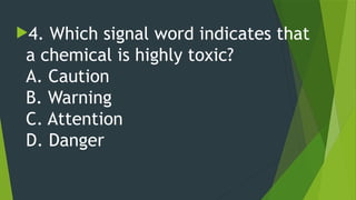 QUIZ #1.pptx house defects, pest control and personal protective ...