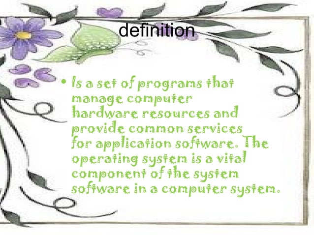 operating systems | PPT