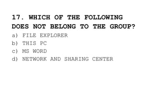 Quiz 1 Mapping Network Drive (Windows 10 Environment).pptx
