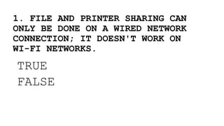 Quiz 1 Mapping Network Drive (Windows 10 Environment).pptx