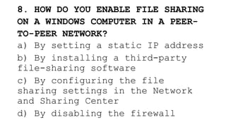Quiz 1 Mapping Network Drive (Windows 10 Environment).pptx