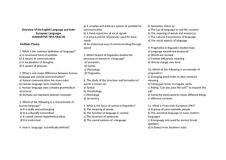 QUIZ #1_Overview of the English Language and Indo.docx
