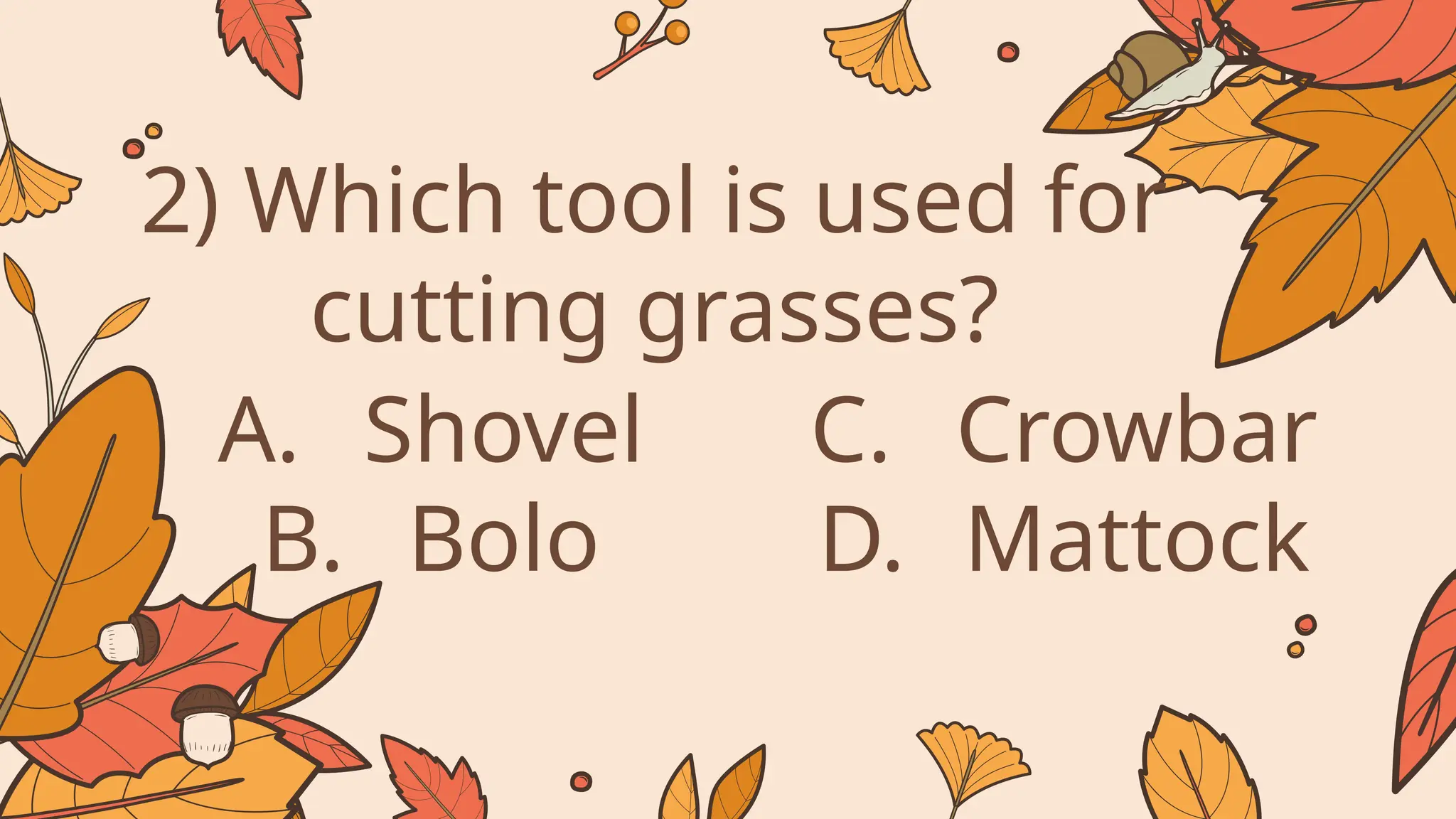 Quiz 1 TLE Agricultural Crop Production. | PPT Quiz 1 TLE Agricultural Crop Production. | PPT