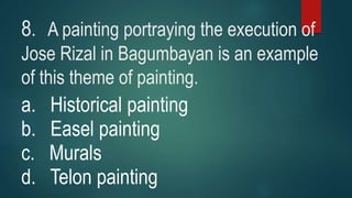 QUIZ 2- CPAR- PAINTING.pptx | Painting | Arts and Crafts