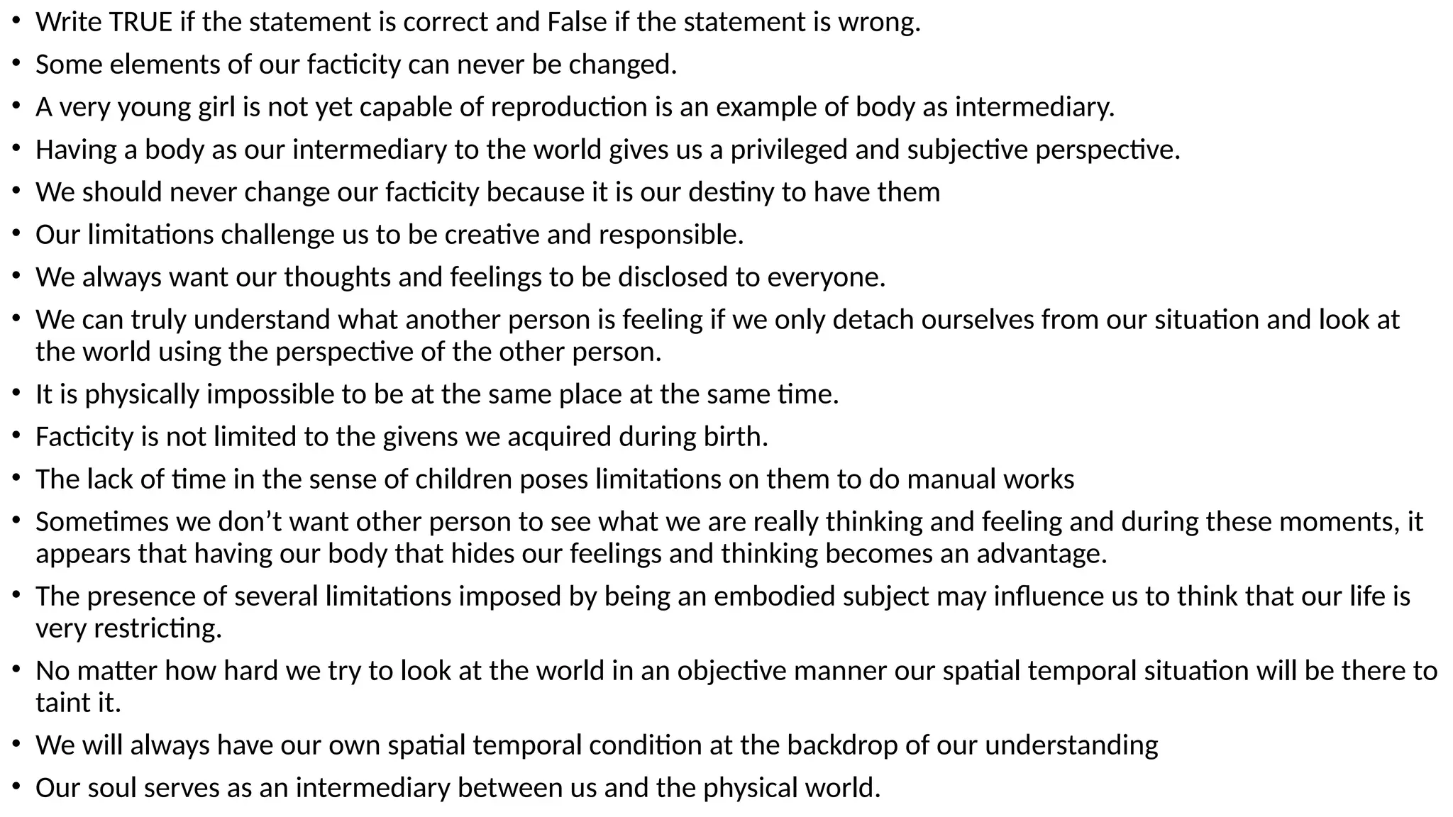 Quiz 2 and Essay on human person as embodied spirit -FOR ABSENT.pptx