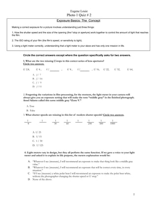 Quiz 2 Final Corrected Fractions | PDF