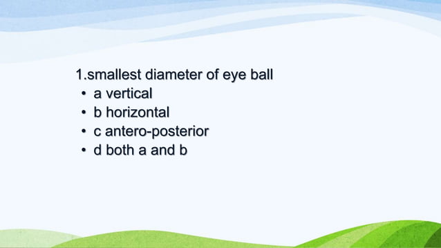 QUIZ basic optometry | PPT