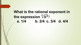 QUIZ Quarter 2 Exponents & Radicals.pptx