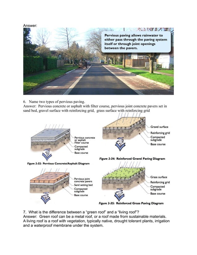 Quiz #2 stormwater & site design with answers | PDF