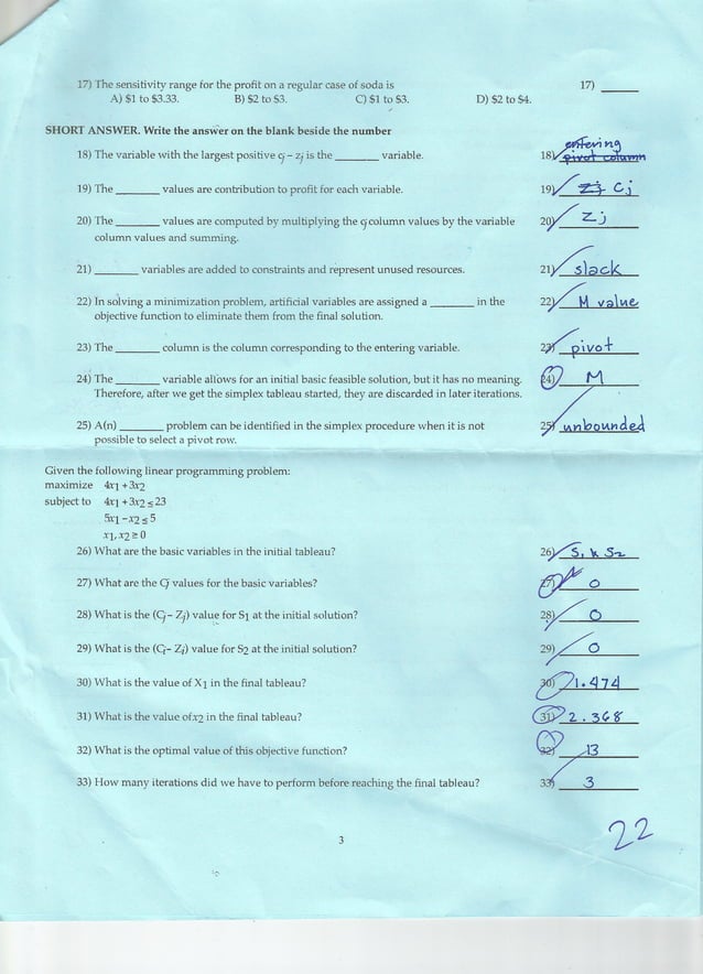 MANSCIE: Quiz 3 | PDF